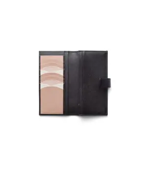 Prada Large Saffiano Leather Wallet - Black