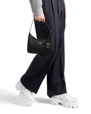 Prada Rubber Monolith Sandals - White