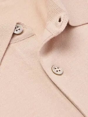 Loro Piana Wish® Wool Polo Shirt - Pink