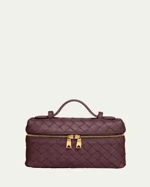 Bottega Veneta Bang Bang Vanity Intrecciato Leather Crossbody Bag Barolo