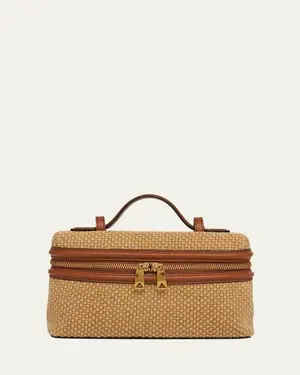 Bottega Veneta Bang Bang Vanity Intrecciato Leather Crossbody Bag Cane Sugar
