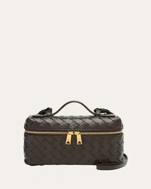 Bottega Veneta Bang Bang Vanity Intrecciato Leather Crossbody Bag Fondant
