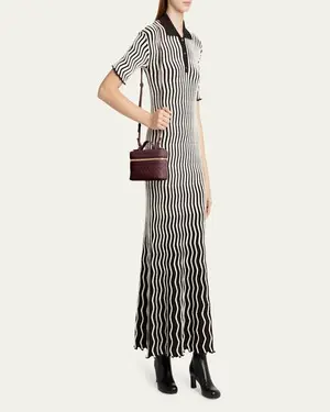 Bottega Veneta Bang Bang Vanity Intrecciato Leather Crossbody Bag - Limestone