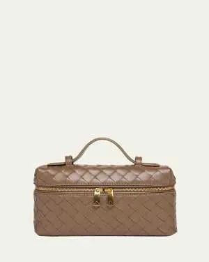 Bottega Veneta Bang Bang Vanity Intrecciato Leather Crossbody Bag Pinecone