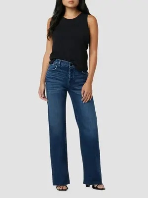 Hudson Jeans Petite Rosie High-rise Wide-leg Jeans