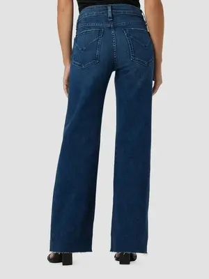 Hudson Jeans Petite Rosie High-rise Wide-leg Jeans