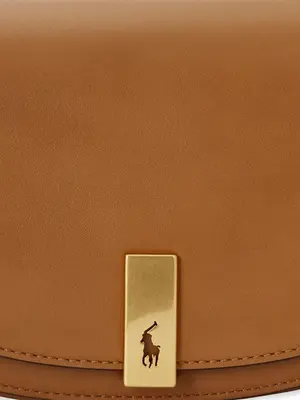 Polo Ralph Lauren Mini Id Leather Saddle Bag - Tan