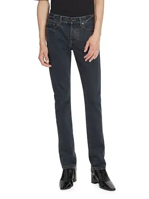 Saint Laurent Slim-fit Jeans In Denim