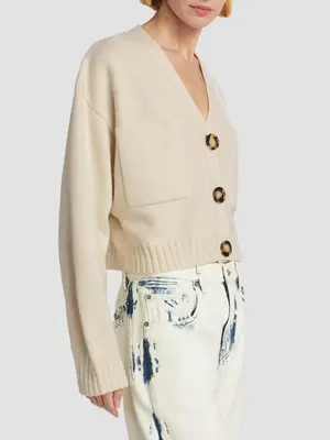 Proenza Schouler Sofia Cashmere Cardigan - Ivory