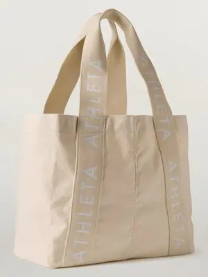 Athleta Logo Tote - Natural