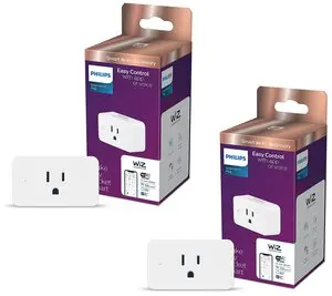 PHILIPS Phillips Wi-fi Smart Plug With Voice Control 2-pack - One-color