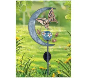 SUNSET VISTA DESIGNS Moon Solar Stake