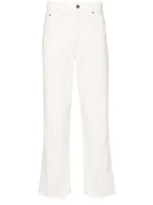 LANVIN Straight 5-Pocket Trousers - 01 Optic White