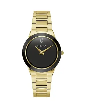 Bulova Modern Millennia 32mm Watch - Black/gold