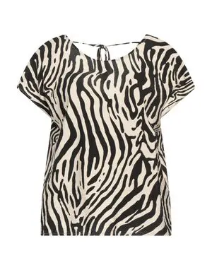JACQUELINE DE YONG Woven Zebra-print Top