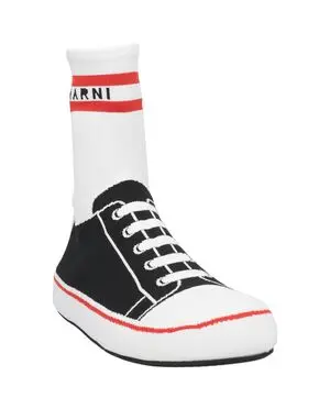 Marni Textile Ankle Sock Boots - Black