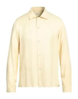 Sandro Man Shirt Azure Size Xs Viscose Yellow