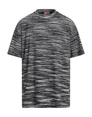 Missoni Man T-shirt Azure Size M Cotton Black