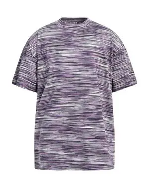 Missoni Man T-shirt Azure Size M Cotton Purple