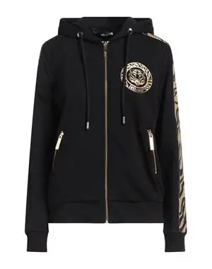 Just Cavalli Cotton Blend French Terry Sweatshirt