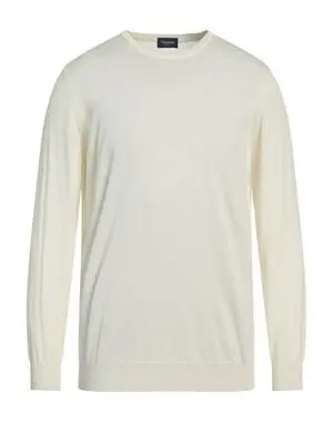 DRUMOHR DRUMOHR Merino Wool Crewneck Sweater White