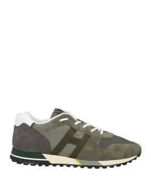 Hogan Military Leather Sneakers - Green
