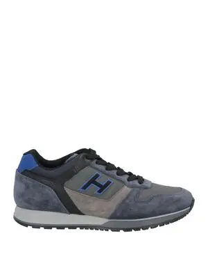 Hogan Suede And Leather Low-top Sneakers
