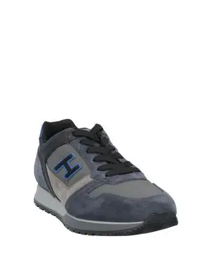 Hogan Suede And Leather Low-top Sneakers