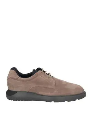Hogan Suede Lace-up Sneakers - Beige