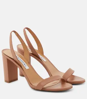 Women's Nude Block Heel Sandals