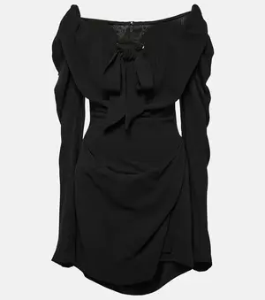 VIVIENNE WESTWOOD Bow-detail Draped Mini Dress