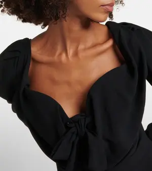 VIVIENNE WESTWOOD Bow-detail Draped Mini Dress