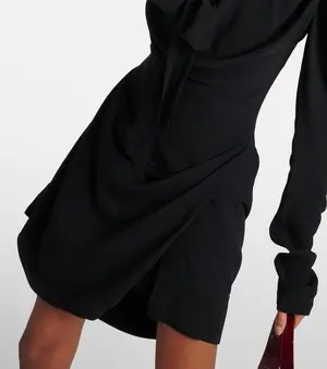 VIVIENNE WESTWOOD Bow-detail Draped Mini Dress