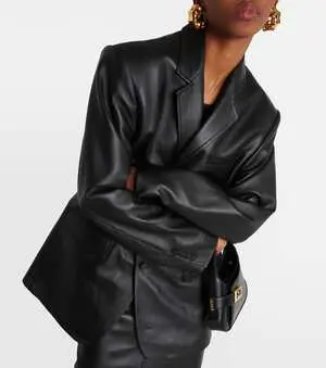 Wardrobe.NYC Oversized Leather Blazer