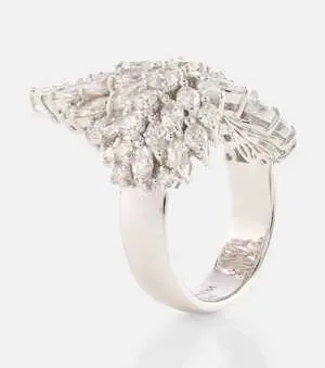 Yeprem Y-not 18k White Gold Diamond Ring