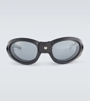 Giorgio Armani Round Frame Sunglasses - Black
