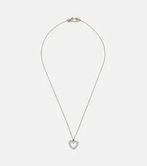 Sophie Bille Brahe Pearl And 14kt Gold Heart Pendant Necklace - Multicoloured