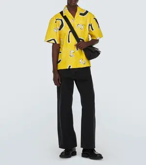 Jacquemus Jean Printed Cotton Bowling Shirt