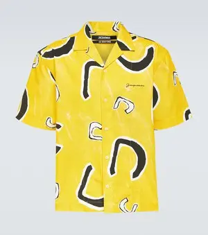 Jacquemus Jean Printed Cotton Bowling Shirt - Multicoloured