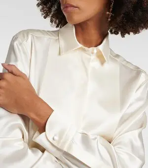 Dolce & Gabbana Paneled Silk Shirt