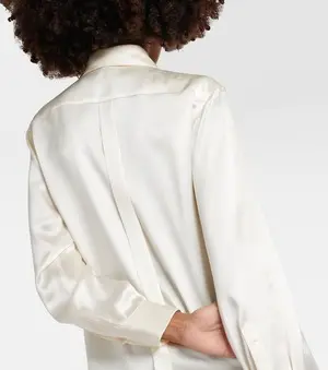 Dolce & Gabbana Paneled Silk Shirt