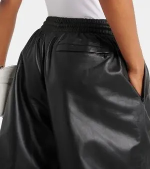 Wardrobe.NYC Leather Wide-leg Pants