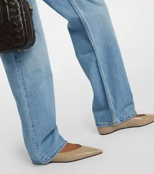 RE/DONE Mid-rise Straight Leg Jeans