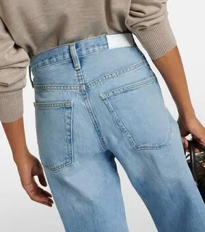 RE/DONE Mid-rise Straight Leg Jeans