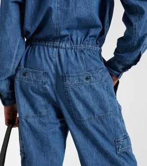 MARANT ETOILE Idany Denim Jumpsuit - Blue