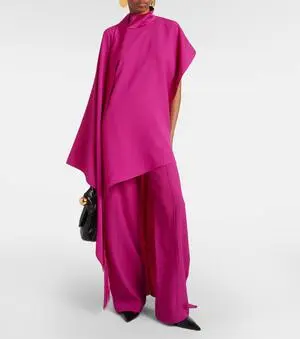 TALLER MARMO Marlene High-rise Palazzo Pants - Pink