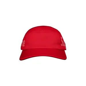 Supreme Jacquard Pique Camp Cap - Red