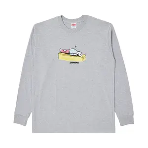 Supreme Neil Blender Arrow Long-sleeve Tee 'heather - Grey