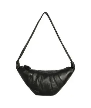 LEMAIRE Medium Croissant Bag - Black
