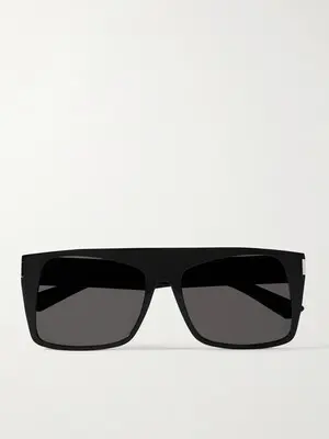 Saint Laurent Vitti Oversized Square-frame Acetate Sunglasses